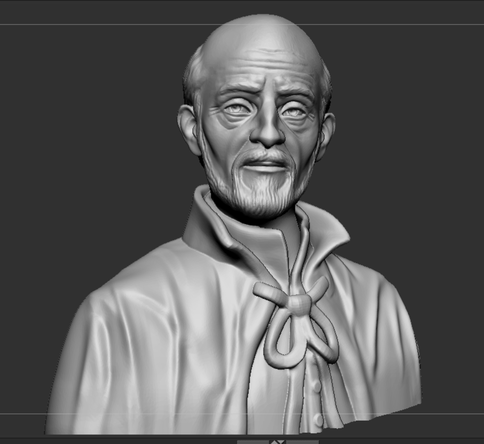 STL file Bust of Saint Joseph Calasanz・3D print design to download・Cults