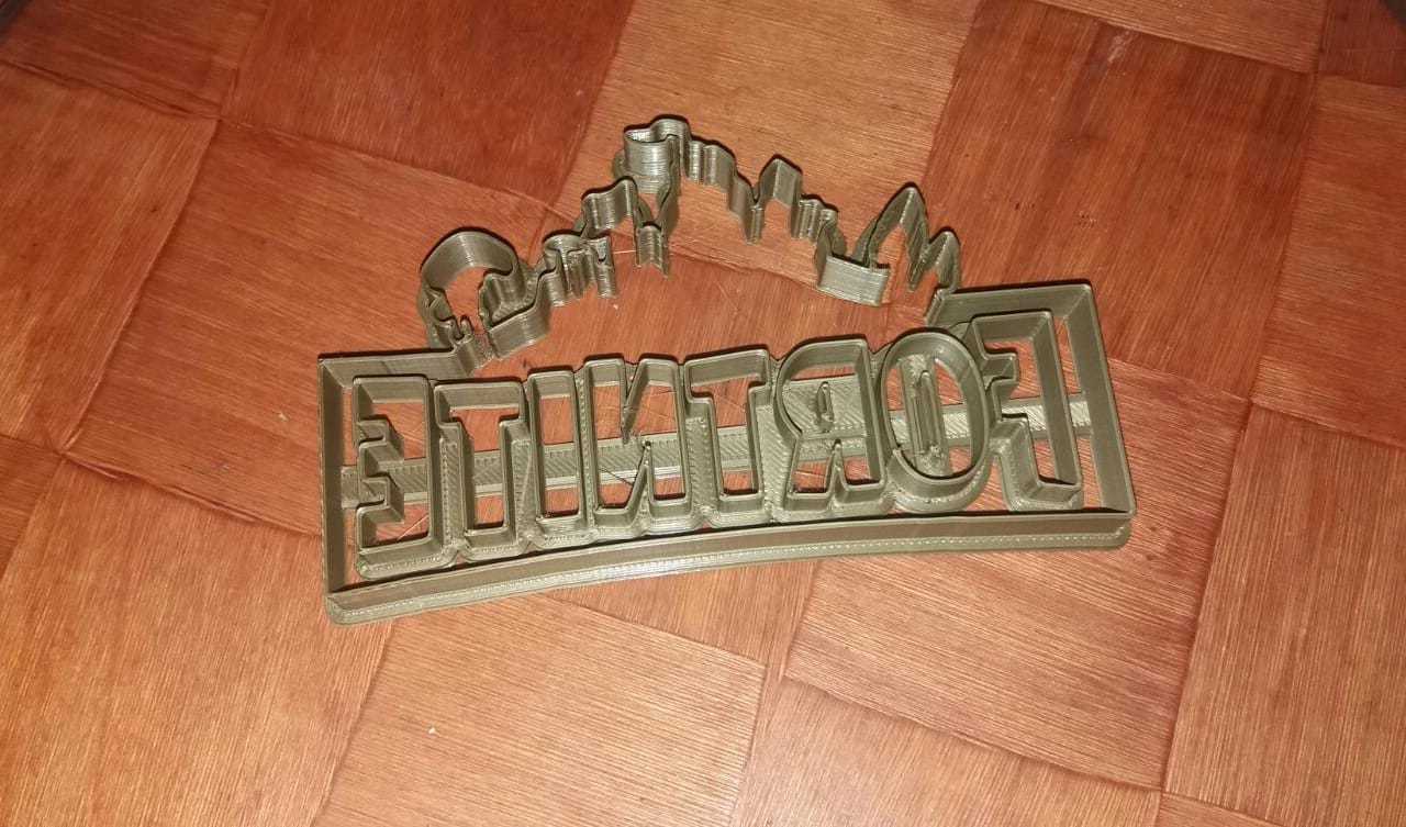 Archivo STL Fortnite Logo Cookies cutter・Modelo de impresión 3D para ...