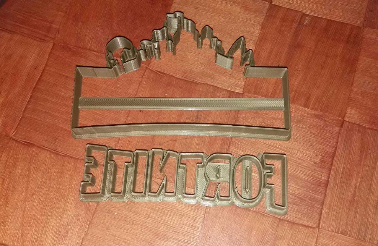 STL file Fortnite Logo Cookies cutter・3D print model to download・Cults
