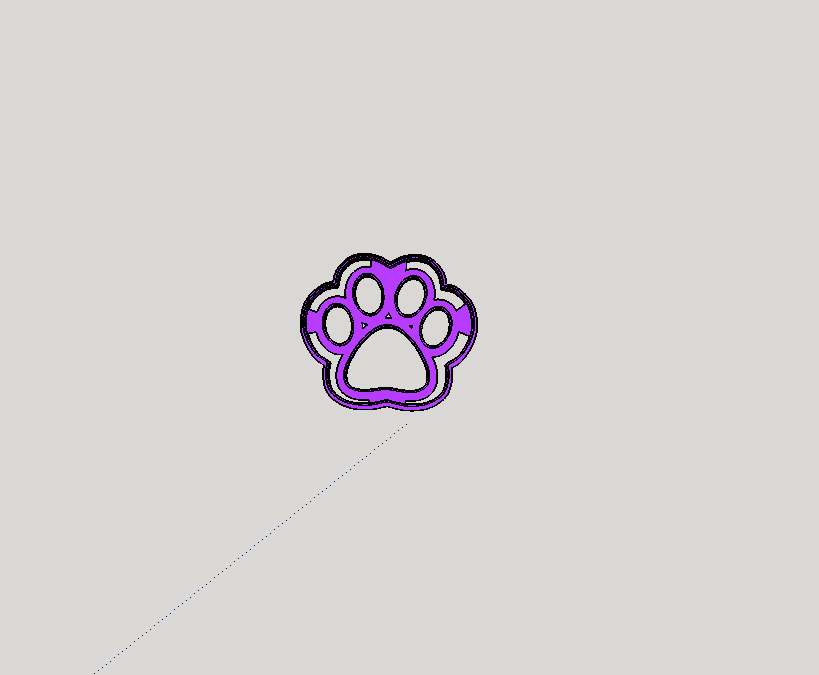 STL file Footprint Lion King Cookies Cooter 🦁・3D printable model to ...