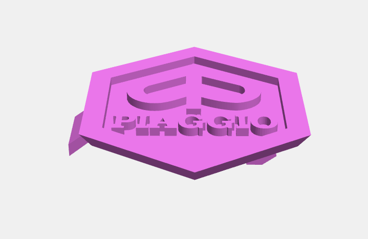 STL file Piaggio Vespa Emblems 👽・3D printer design to download・Cults