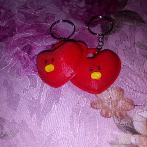Download 3D printer designs TATA BTS KeyChain, LLavero TATA BTS ・ Cults