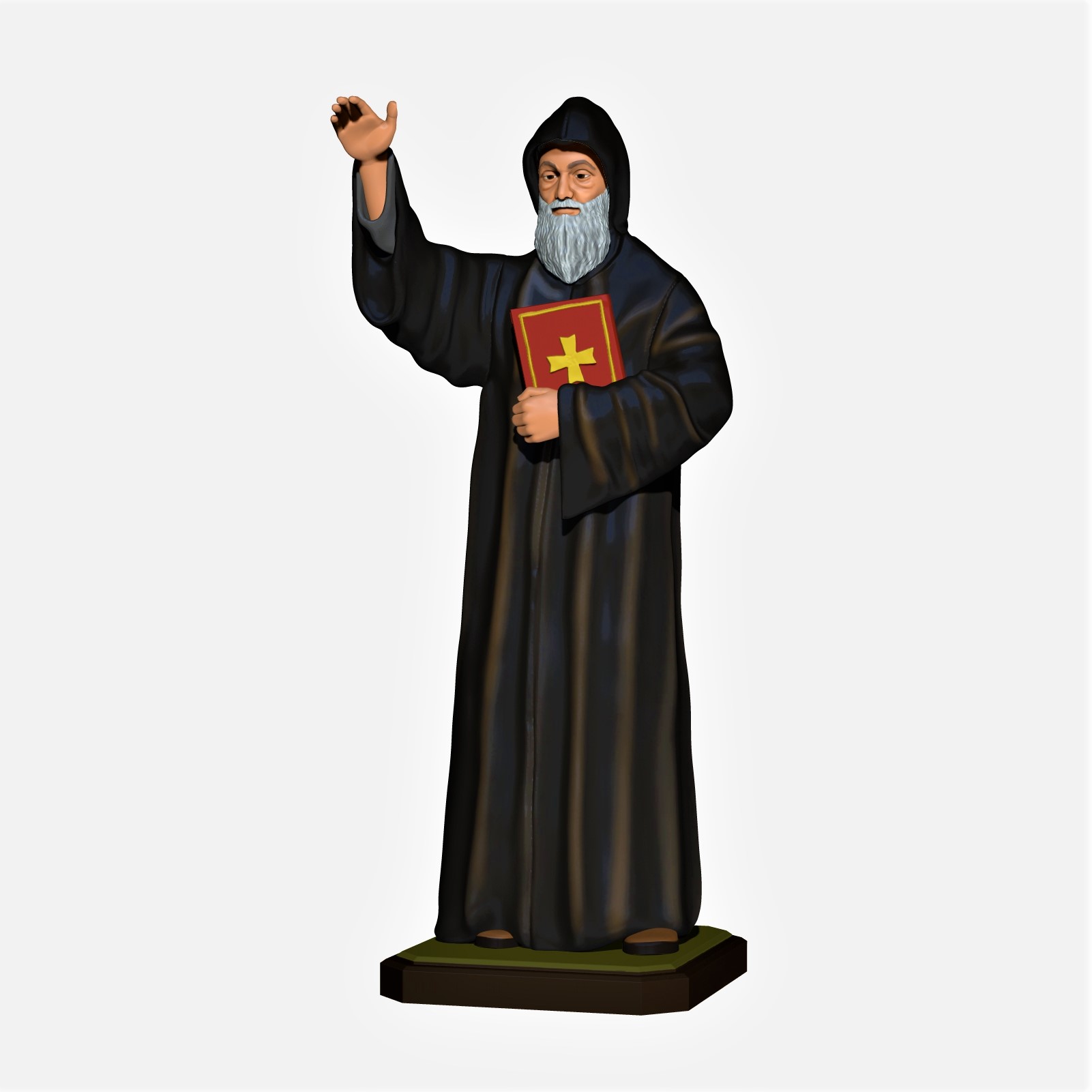 STL file Saint Chabel Statue - Chárbel Makhlouf・Model to download and ...