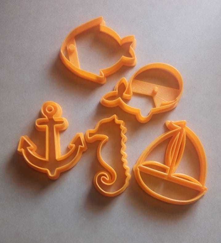 STL file Nautical_Marine cookies Cutter・3D print model to download・Cults