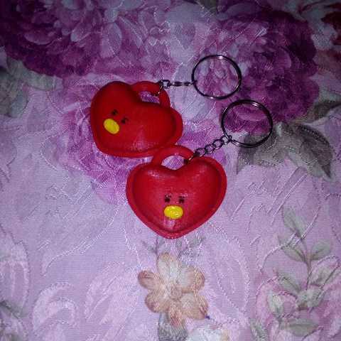 Download 3D printer designs TATA BTS KeyChain, LLavero TATA BTS ・ Cults