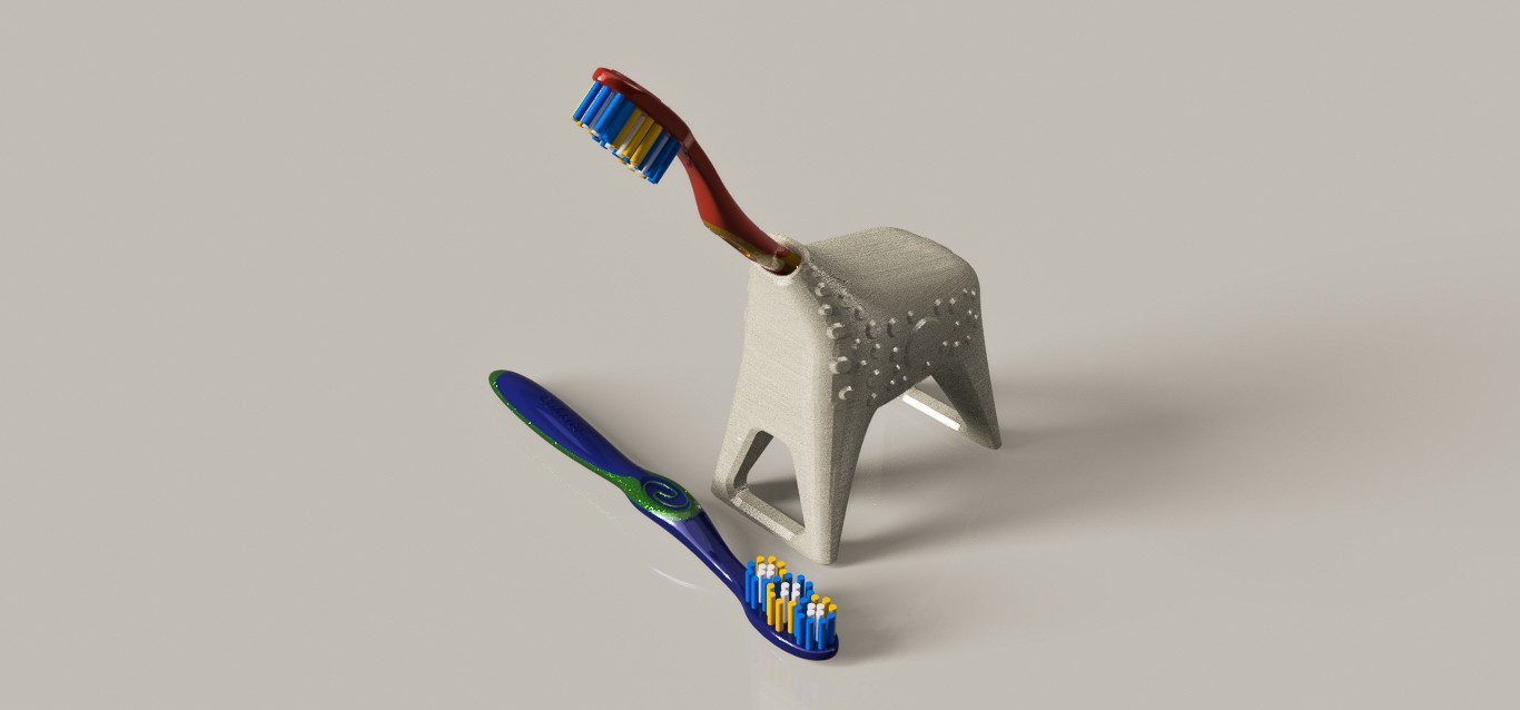 Free STL file Toothbrush holder (Giraffe)・3D printing idea to download ...