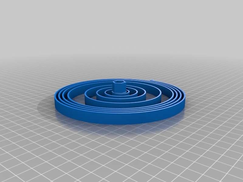 Free 3D file 3D Printed Watch Mainspring for Smaller Print Beds ...