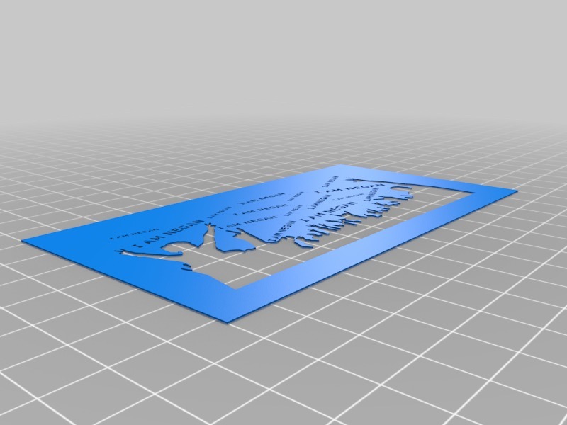 Free 3D file WALKING DEAD STENCILS VOL4 SINGLE "I AM NEGAN"・3D ...
