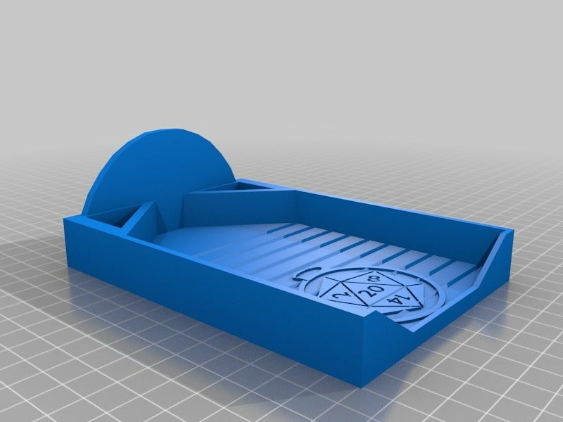 Free STL file Dice Throwing Tray・3D printer model to download・Cults