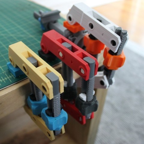 Download free STL file Hand-Screw Clamp • 3D print design ・ Cults