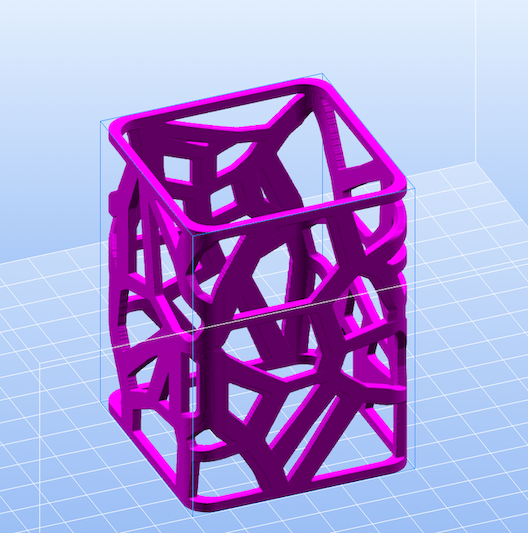 Free 3D file Mathematical Art: Cuboid Voronoi Lamp・3D print object to ...