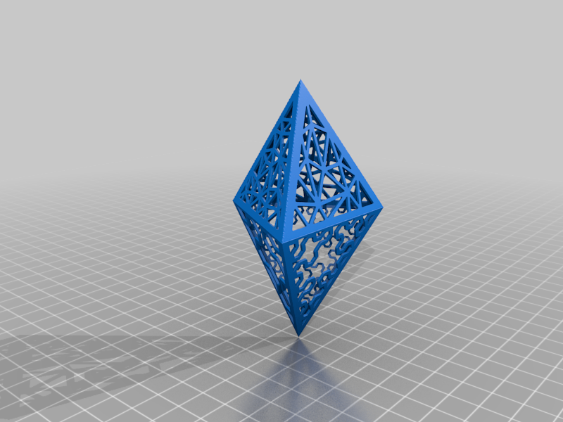 Free 3D file Mathematical Art: the ultimate Triangular Bipyramid・3D ...