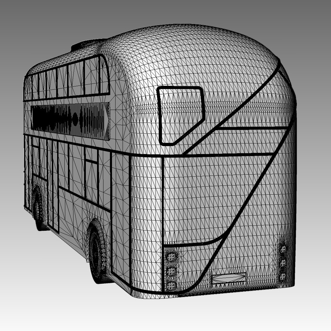 Archivo STL Autobús "New Routemaster". Modelo 1:100 🆕・Plan imprimible ...