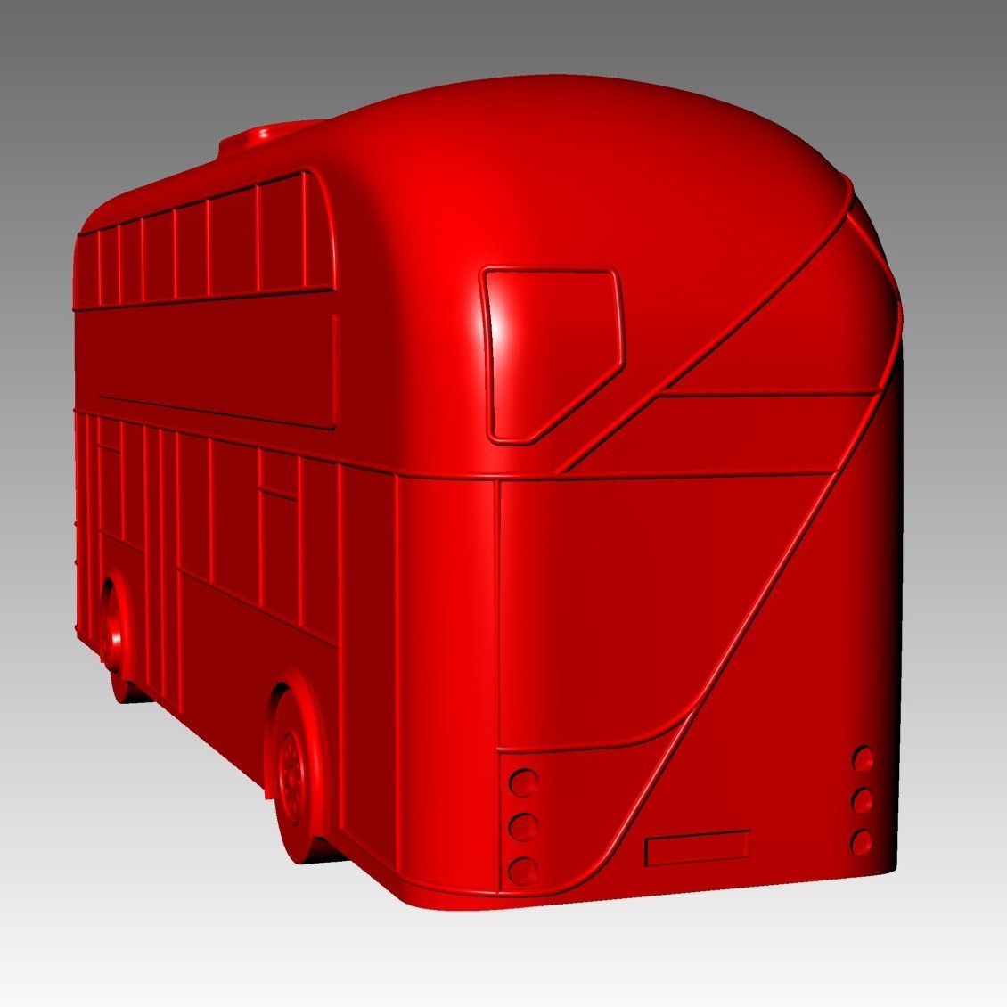 Archivo STL Autobús "New Routemaster". Modelo 1:100 🆕・Plan imprimible ...