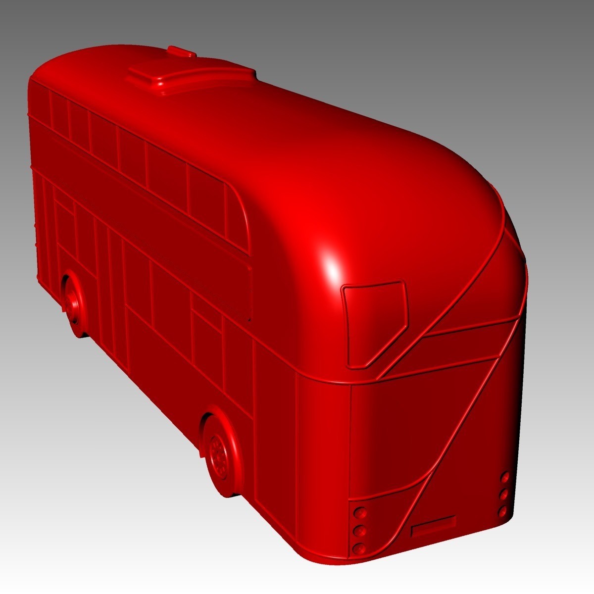 Archivo STL Autobús "New Routemaster". Modelo 1:100 🆕・Plan imprimible ...