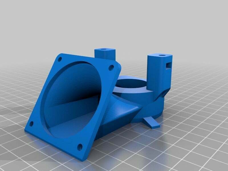 Free STL file Circular Fan Duct with Holder for Angel Eyes 👼・Object to ...