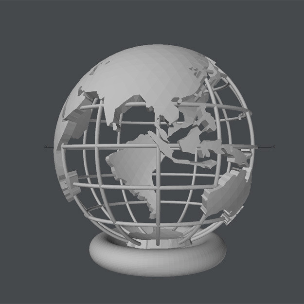 STL file Globe 3D printed 🎨・3D printable model to download・Cults