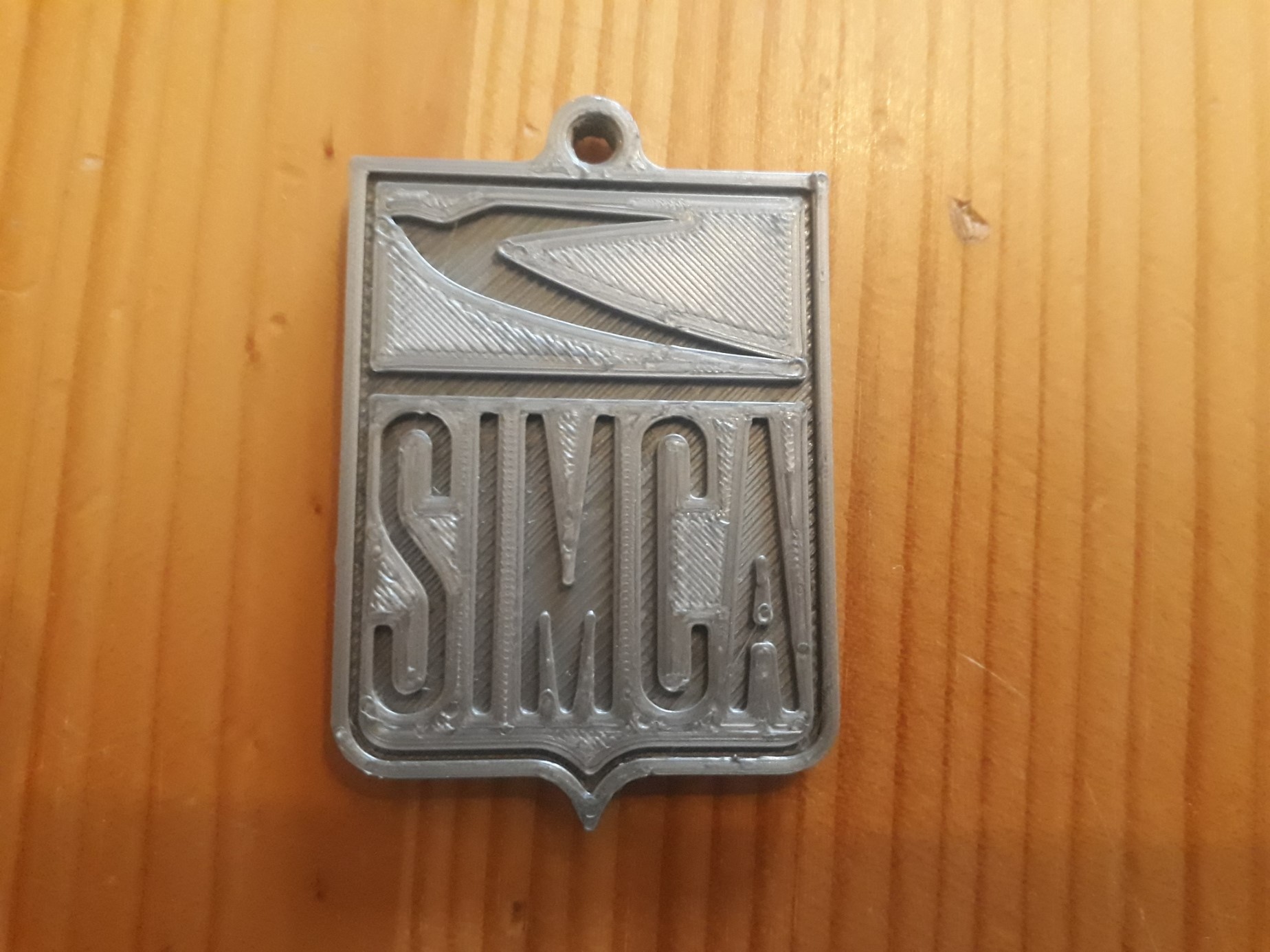 STL-Datei Schlüsselanhänger simca logo・Design für 3D-Drucker zum ...