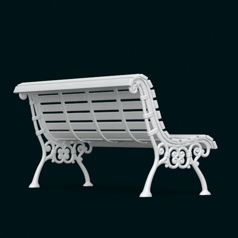 Download 3D printing files 1:10 Scale Model - Bench 02 ・ Cults