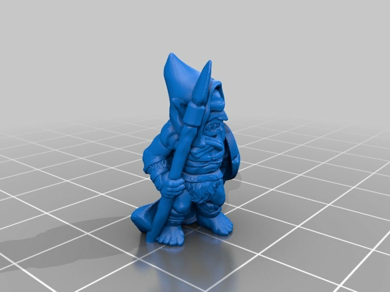 Free STL file Kyn Finvara Goblin Warrior (28mm/32mm scale)・3D printing ...