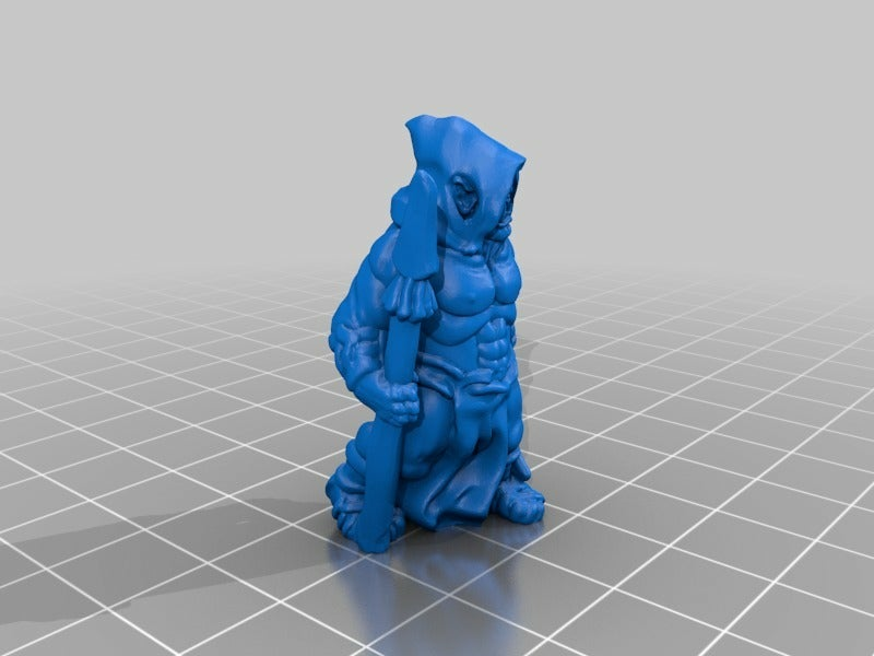 Free STL file D6Modular Fantasy: Half-Orc Vagabond (28mm/32mm scale)・3D ...