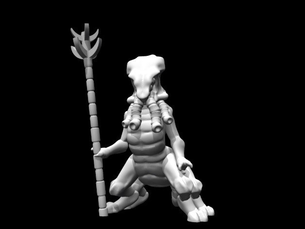 Free STL file Mystic Alien (28mm/Heroic scale)・Object to download and ...