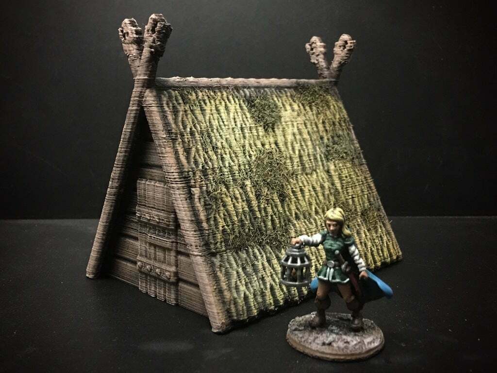 Free STL file Viking Hut (standard scale)・3D print object to download・Cults