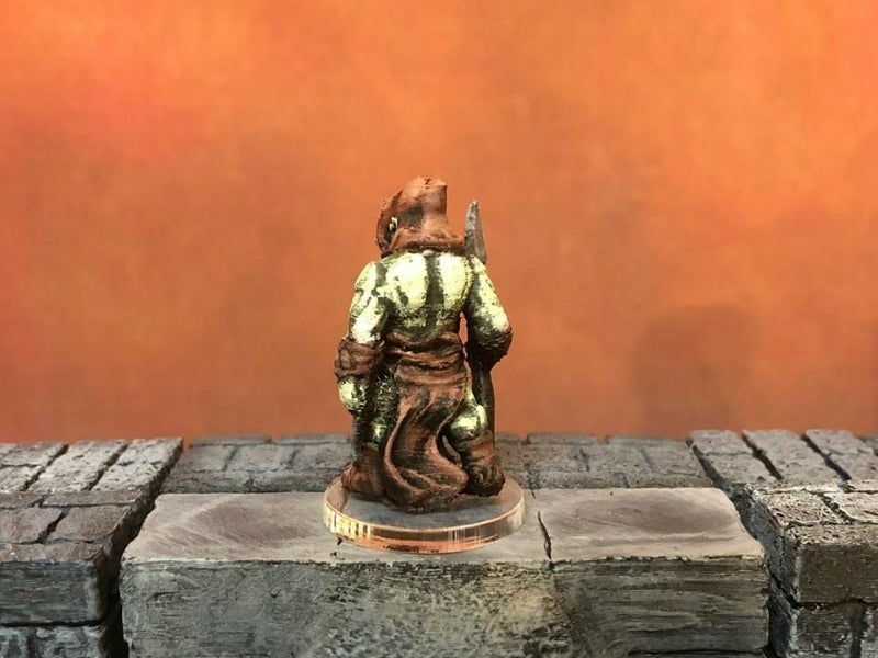 Free STL file D6Modular Fantasy: Half-Orc Vagabond (28mm/32mm scale)・3D ...