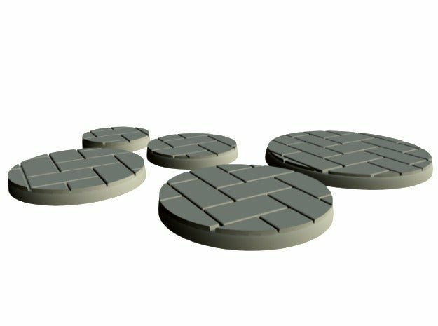 Free STL file Flagstone Bases (15mm scale) 🎲・3D print design to ...