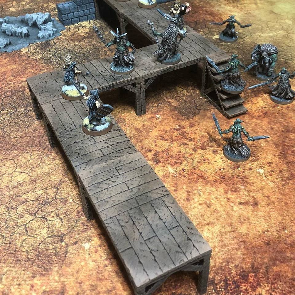 Free STL file ScatterBlocks: Wooden Platforms (28mm/32mm scale) 🪵 ...