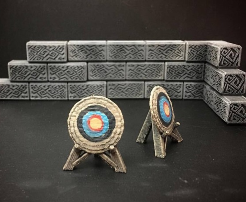 Download free STL file Delving Decor: Archery Target (28mm/Heroic scale ...