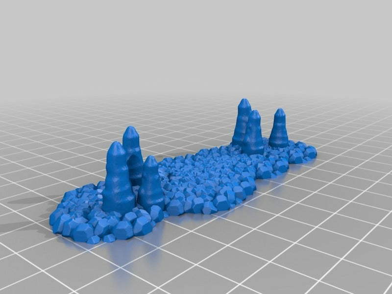 Free STL file Delving Decor: Cave Facade (28mm/Heroic scale) 🎲・3D ...