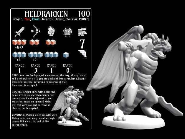 Free STL file Heldrakken (18mm scale)・3D printable model to download・Cults