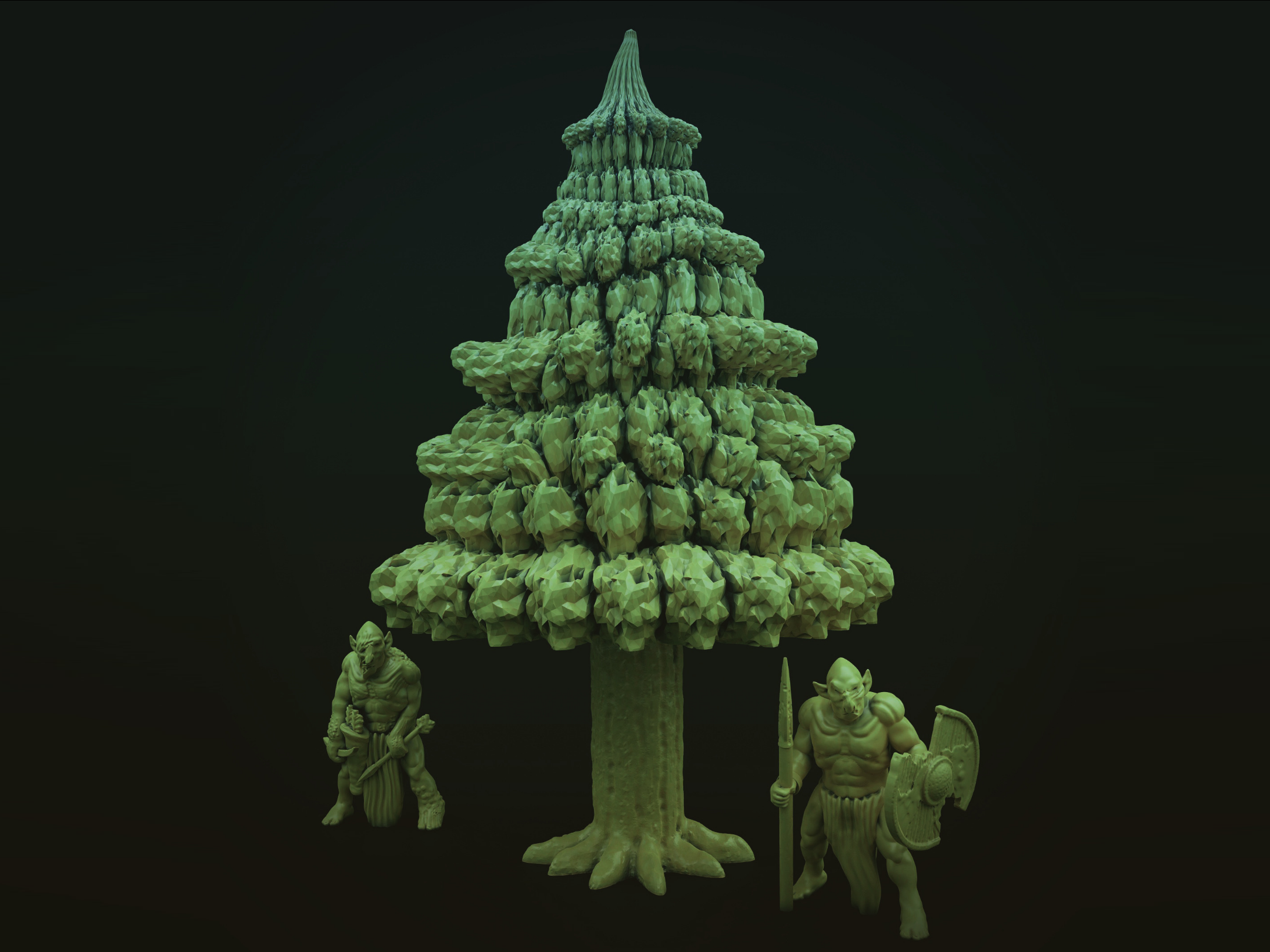 Free STL file Evergreen Tree・3D printer model to download・Cults
