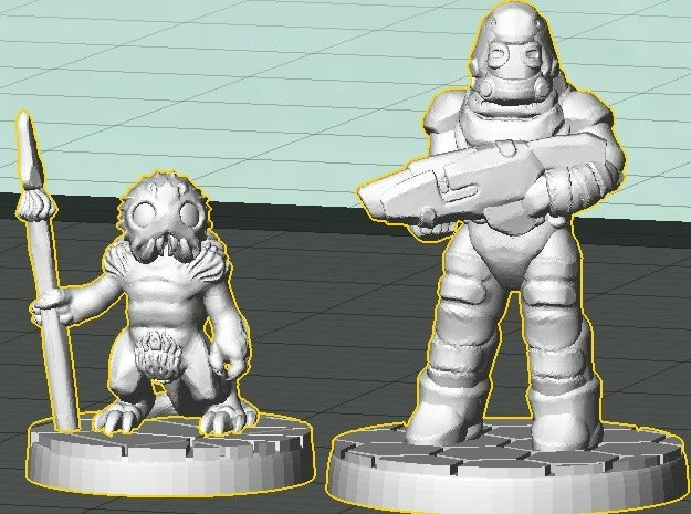 Free STL file Zoog Warrior (15mm scale)・3D printable model to download ...