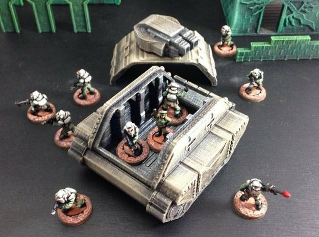 Free STL file Gilgamesh Pattern Battle Tank (15mm scale)・3D printable ...