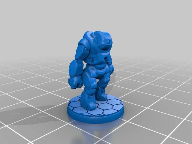 Free STL file Service Robot (15mm scale)・3D print design to download・Cults