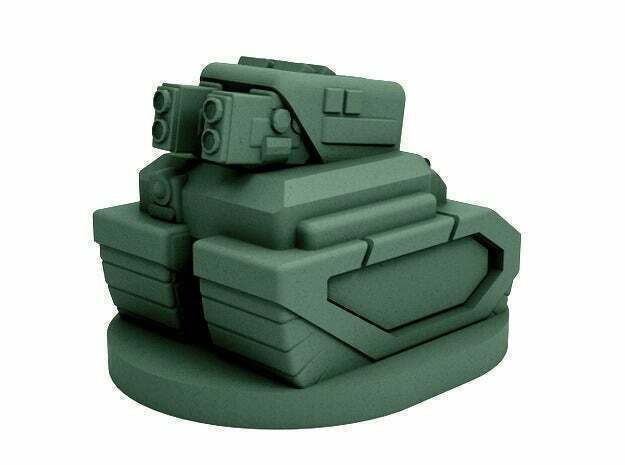 Free STL file Turret Mech (18mm scale) 🤖・3D print object to download・Cults