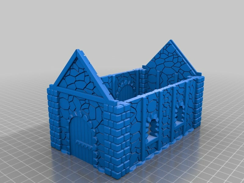 Free STL file Medieval Cottage 2 (28mm/Heroic scale and 15mm scale)・3D ...