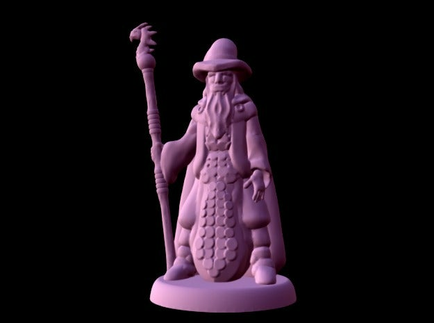 Free STL file Wizard (18mm scale) 🧙・3D printing model to download・Cults