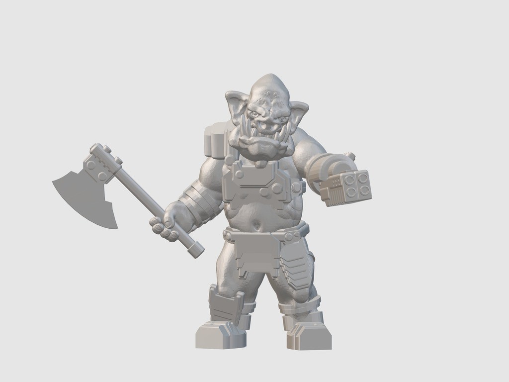 Free STL file Goblin Merc (28mm/32mm scale)・Design to download and 3D ...