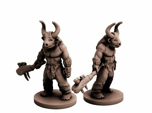 Free STL file Minotaur (18mm scale) 🏛️・Model to download and 3D print・Cults