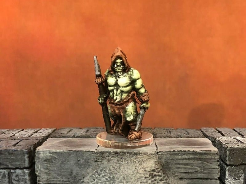 Free STL file D6Modular Fantasy: Half-Orc Vagabond (28mm/32mm scale)・3D ...
