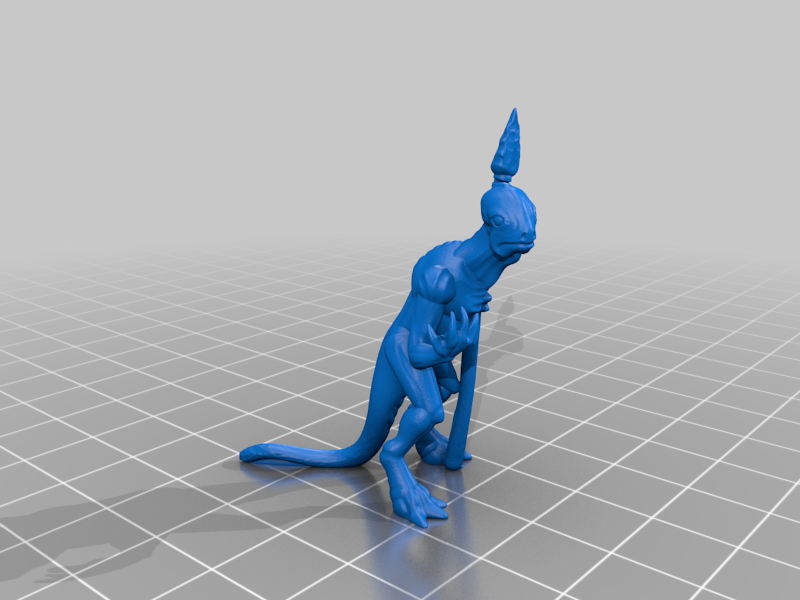 Free STL file Reptiloid Unproven・3D printing model to download・Cults