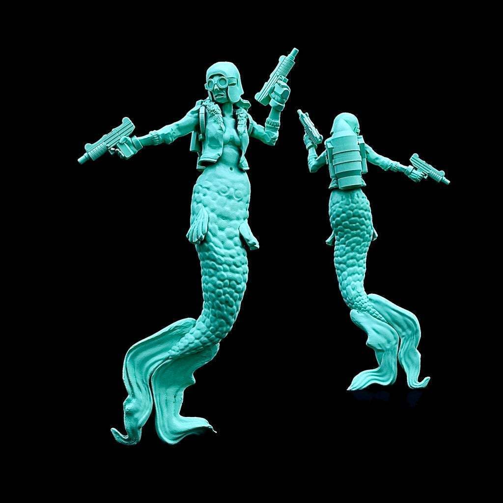 Free STL file Mayday, Aerial Assault Mermaid 🧜‍♀️・3D printable design ...