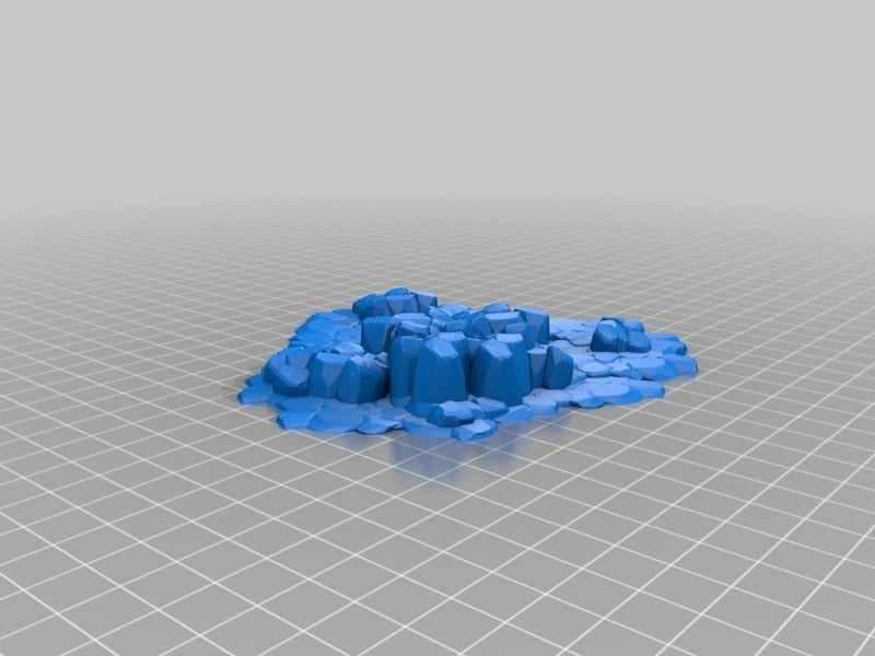 Fichier STL gratuit Des rochers ! (échelle 15mm ?) 🎲・Objet pour ...