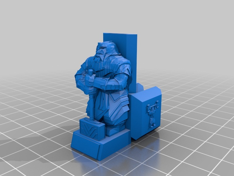 Archivo 3D gratis Estatua enana Printrbot pies y Extrusor de bloqueo・Modelo de impresión 3D para ...