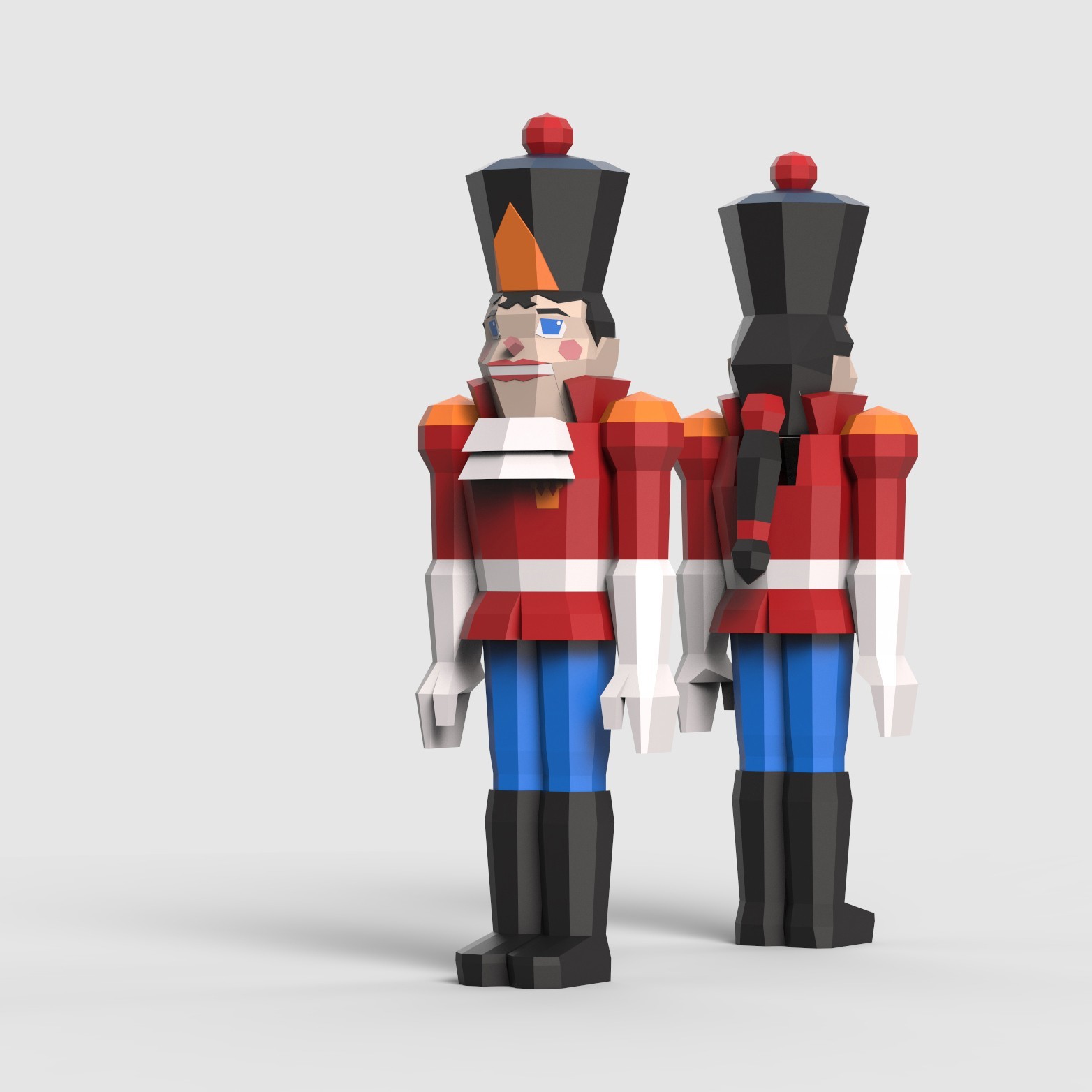 STL file Low Poly Nutcracker Prince・3D printing model to download・Cults
