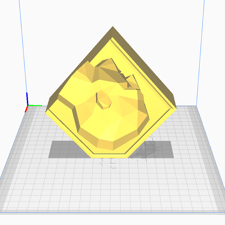 STL file Mold for Concrete Low Poly Head・3D printing design to download ...