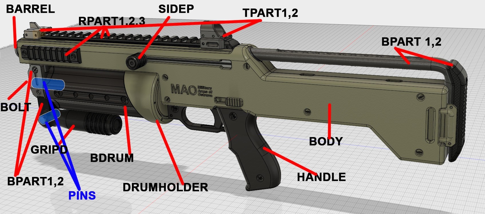 Free STL file Widowmaker TX from Deus Ex・3D print design to download・Cults